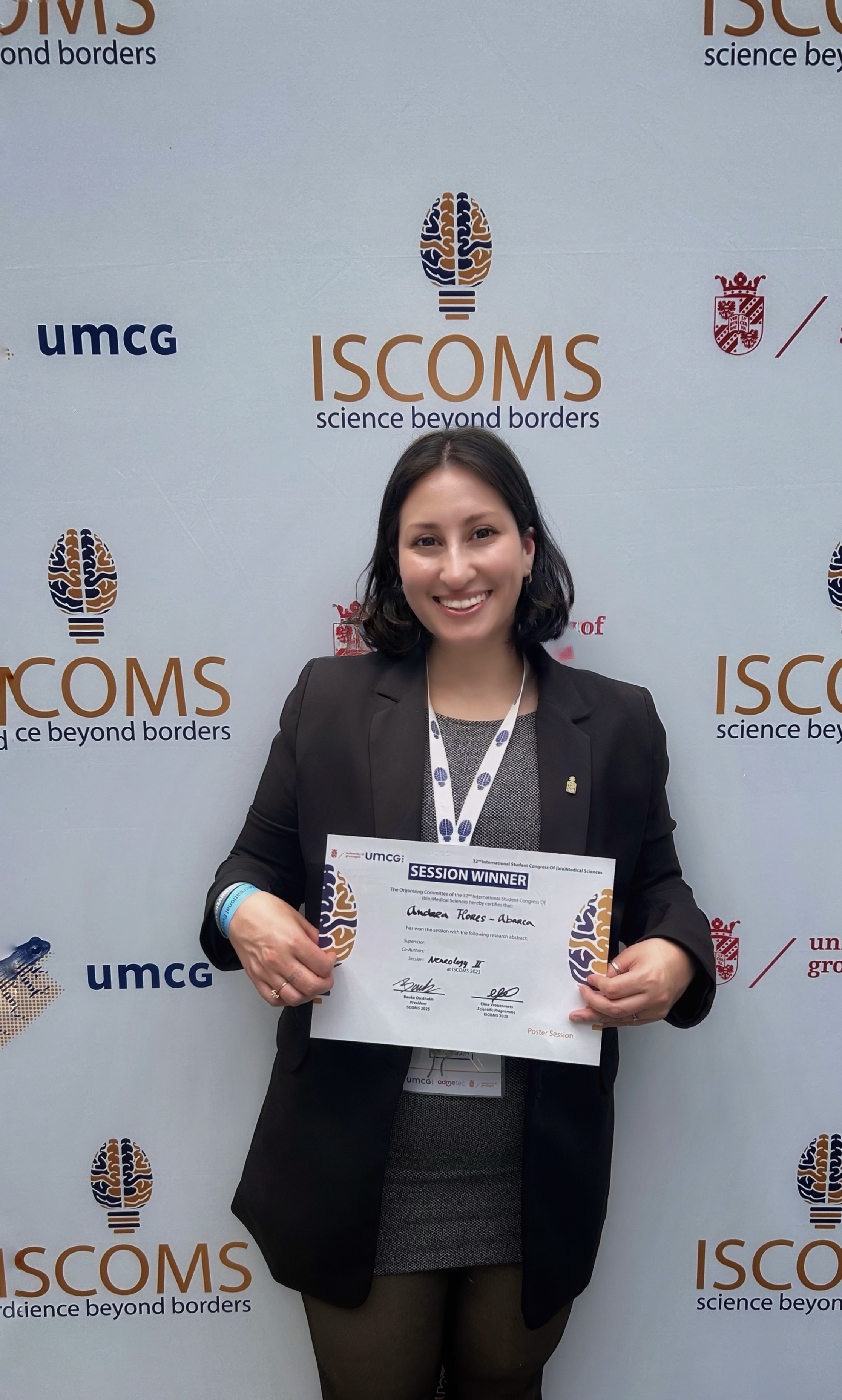 Andrea Flores Abarca, Alumni del Magíster en Bioquímica obtiene el primer lugar en la categoría ...